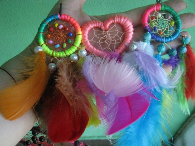 Dream catcher privesci za ogrlice