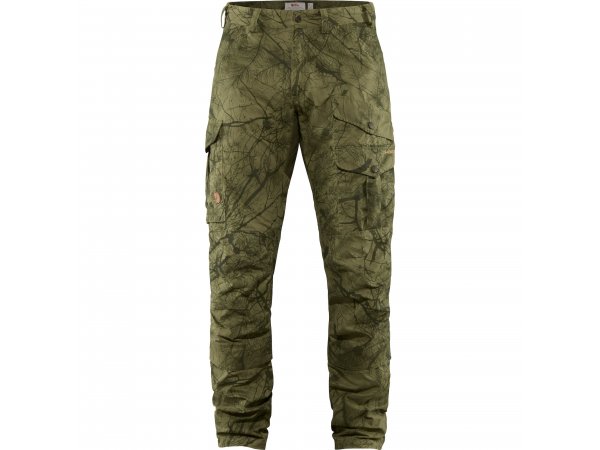 FJALL RAVEN PANTALONE BARENTS PRO HUNTING GREEN CAMO-DEEP FOREST