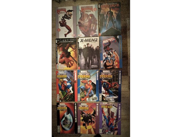 Spider man / X men / Daredevil lot stripova