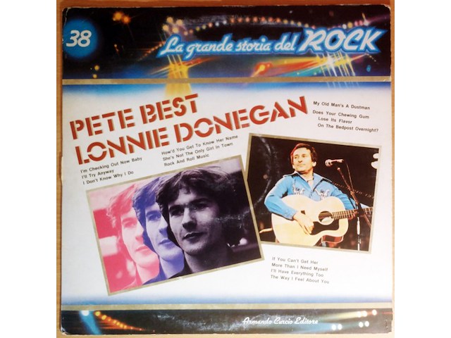 LP PETE BEST / LONNIE DONEGAN (1982) Italy