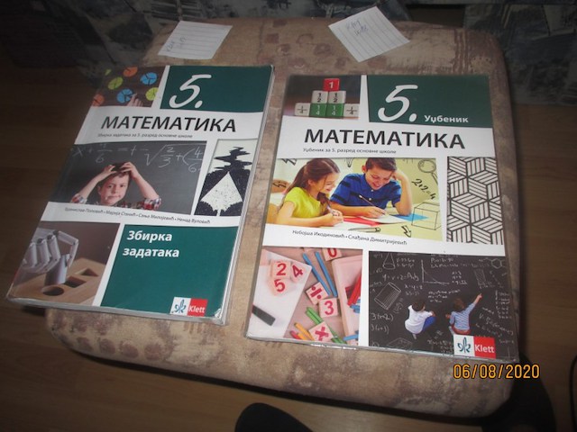 Matematika,udzbenik i zbirka za 5.razred Klett