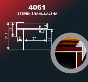 ALU LAJSNA SR 4061