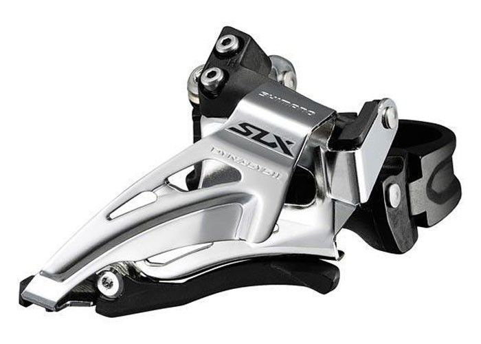 MENJAČ PREDNJI SHIMANO SLX FD-M7025-L 2X11 SA ŠELNOM 34.9mm (+28.6/31.8 ADPT) 34-38T LOW CLAMP TOP-SWING DOWN-PULL