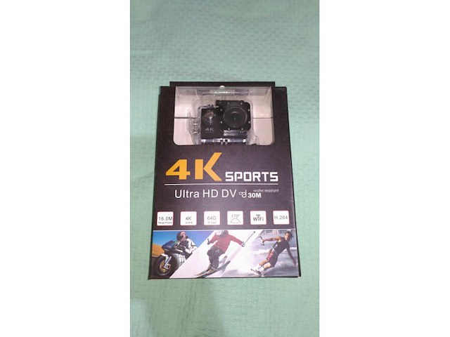 Akciona 4K sports ultra HD + WEB kamera 2 in 1
