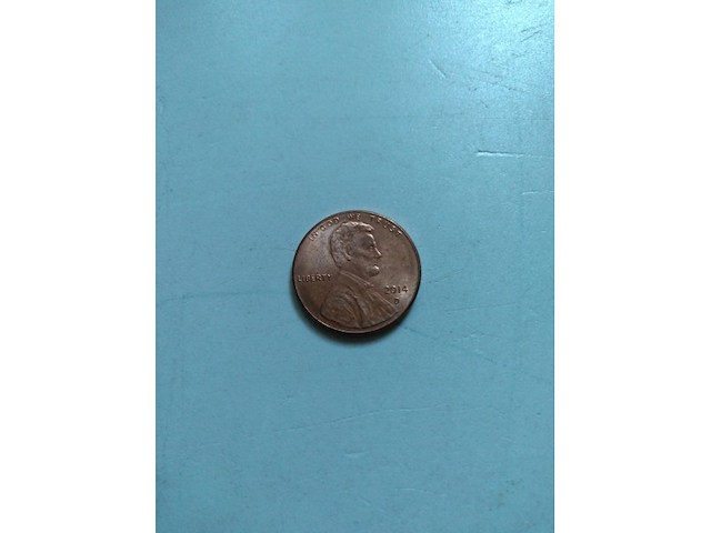 One cent, USA, 2014.