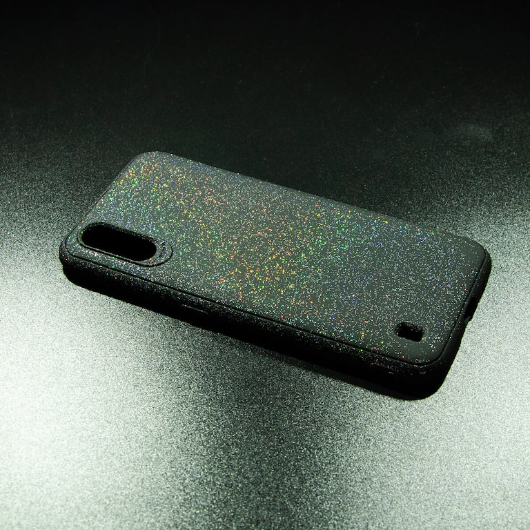 TPU SKIN GLITTER for SM-A015F (Galaxy A01) crna