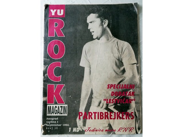Časopis: YU Rock magazin br. 10