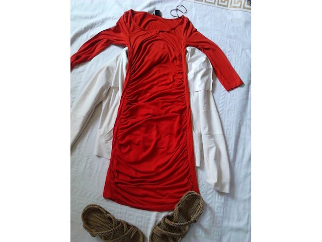 Crvena haljina H&;;;;M-S