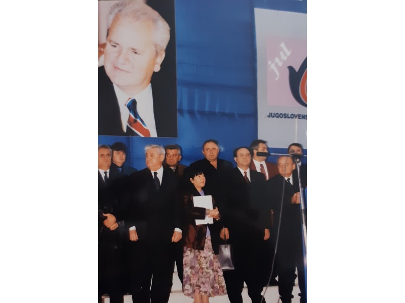 Mira Markovic i rukovodstvo JUL-a