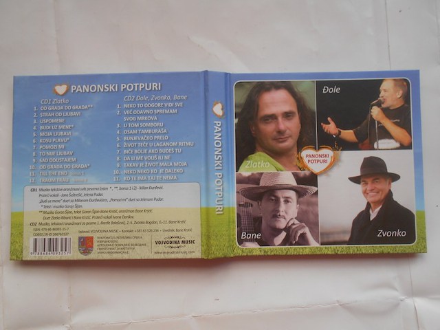 Panonski potpuri, Zlatko Ribarić, Od grada do grada,2CD