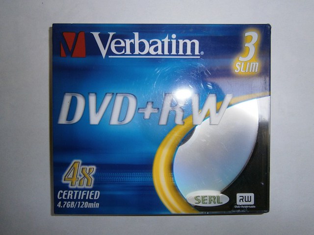 Verbatim DVD+RW 4X 3 komada