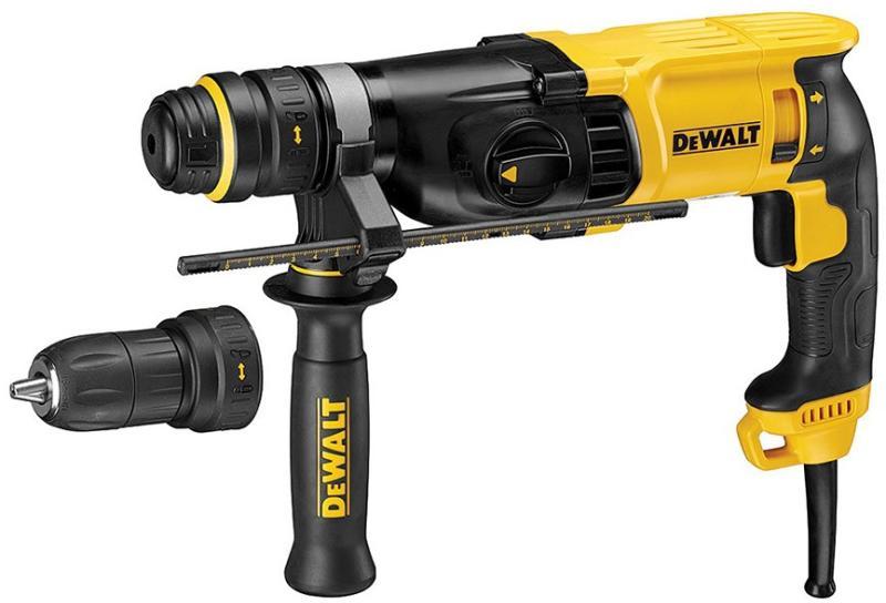 DeWalt-elektro pneumatski čekić SDS+ 800W brzostezna glava D25134K