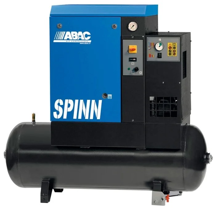 Abac industrijski vijčani kompresor sa integrisanim sušačem SPINN 7.5XE 10 400/50 TM 500, 500l, 7.5 kW