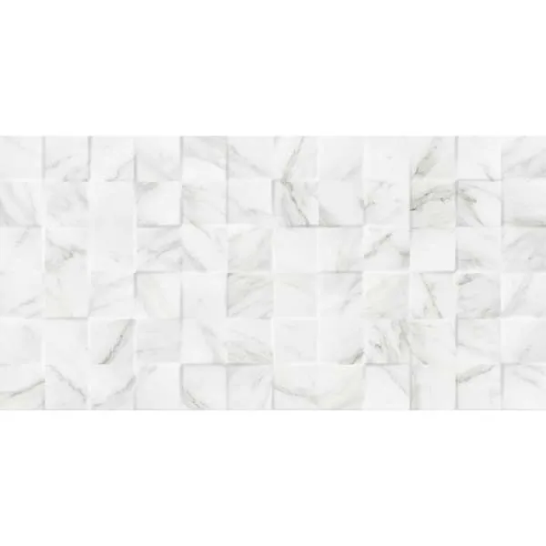 Carrara Mosaic 3D 25x50cm