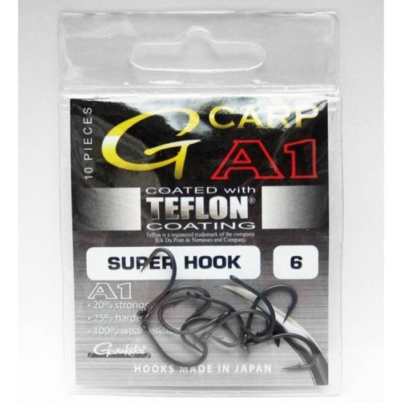 Gamakatsu Udice A1 G-Carp Super Hook Teflon Coated