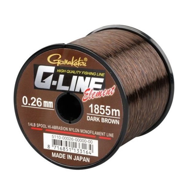 Najlon Gamakatsu G-Line Element – Dark Brown