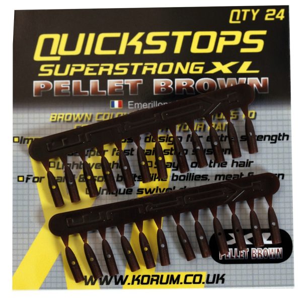 Korum Stoperi Quickstops XL Brown