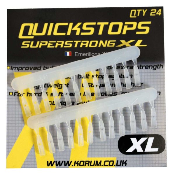 Korum Stoperi Quickstops XL Clear