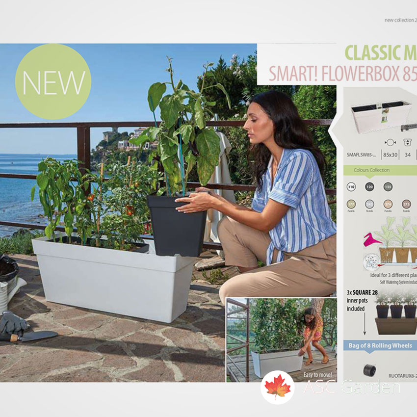 Plastična žardinjera FLOWERBOX 85cm SWS