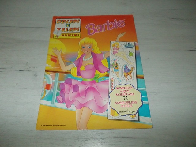 Album za sličice - Barbie (odlepi i zalepi) - PUN!!!