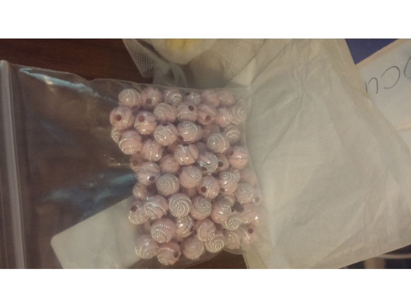 ROZE BISERI 100 KOM. 8mm