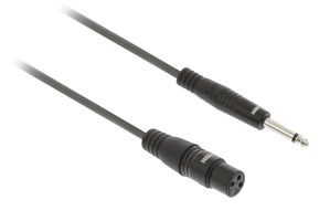 KABEL XLR/Ž - 6,3 MONO 3 met