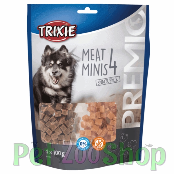Poslastica za pse sa 4 vrste mesa – PREMIO 4 Meat Minis – Trixie
