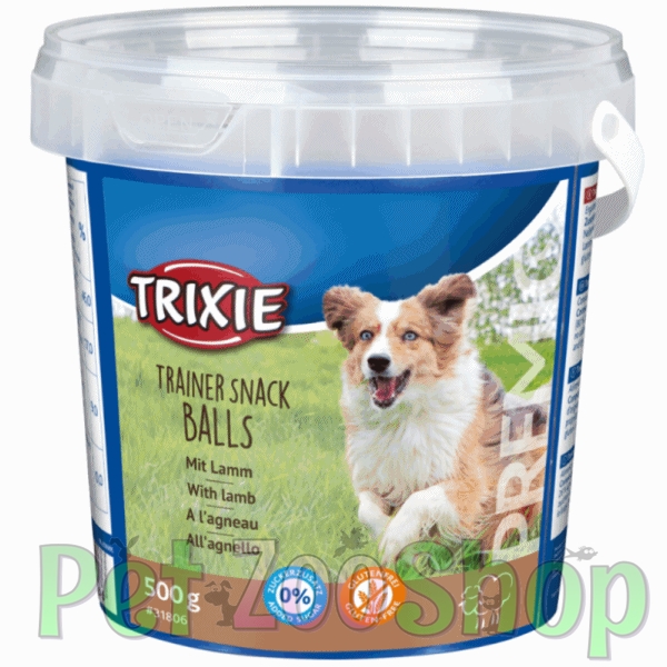 Poslastica za pse – PREMIO Trainer Snack Lamb Balls – Trixie- 500g