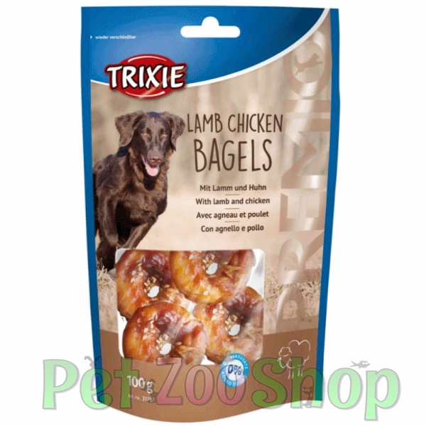 Poslastica za pse – PREMIO Lamb Chicken Bagels – Trixie – 100g