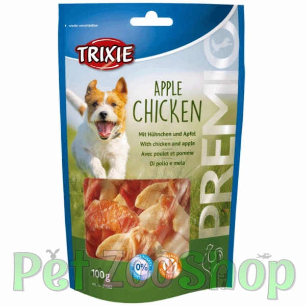Poslastica za pse – PREMIO Apple Chicken – Trixie – 100g