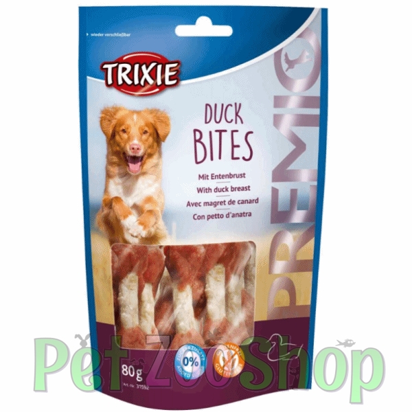 Poslastica za pse – PREMIO Duck Bites – Trixie – 80g