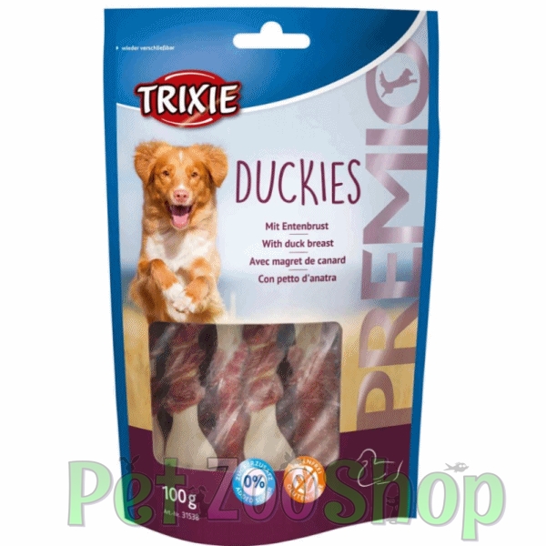 Poslastica za pse – PREMIO Duckies – Trixie – 100g