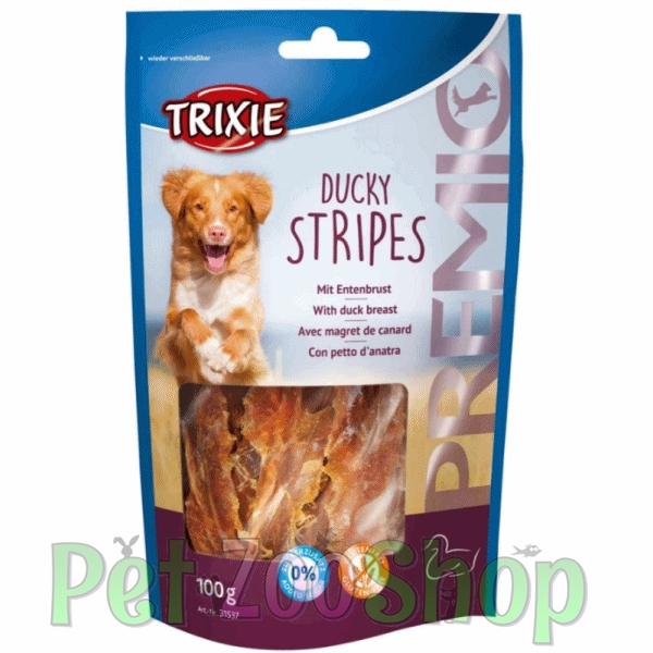 Poslastica za pse – PREMIO Ducky Stripes – Trixie – 100g