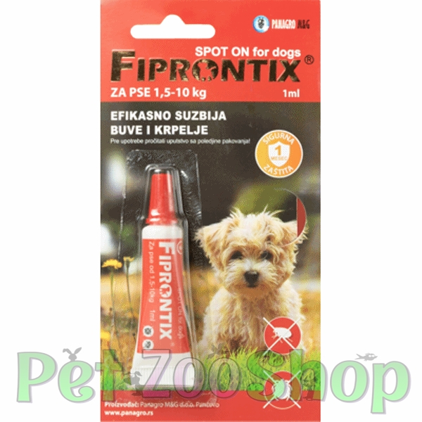 Fiprontix Ampule Protiv Buva i Krpelja za pse od 1,5-10kg