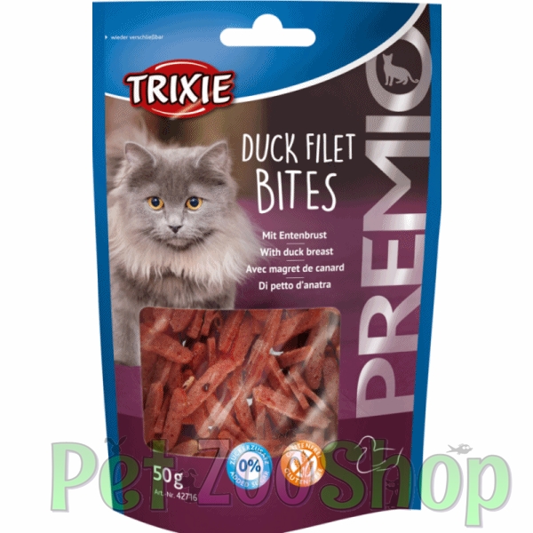 Poslastica za mačke – PREMIO Duck Filet Bites – Trixie – 50g