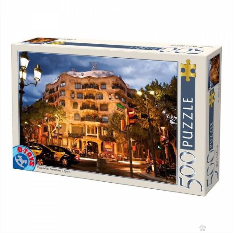 Puzzla Casa Mila Barcelone 500pcs 07/50328-32