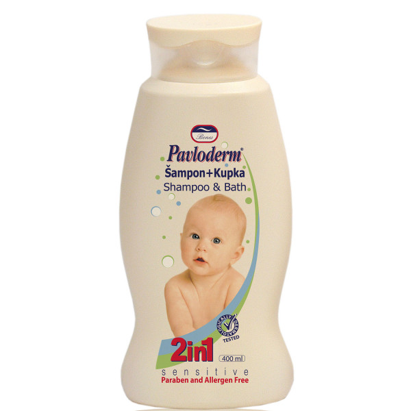 Pavloderm baby šampon i kupka 2u1 400ml