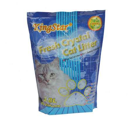 Fresh Crystal Cat Litter silikonski posip za mačke, 3,8l