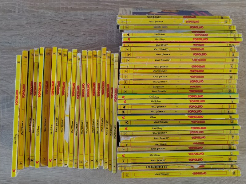 LOT STRIPOVA WALT DISNEY TOPOLINO - 53 kom