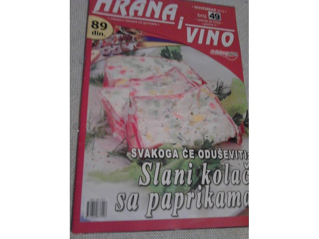 HRANA I VINO..SLANI KOLACI.