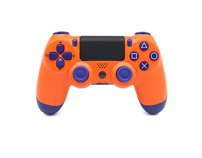 Joypad DOUBLESHOCK IV bezicni narandzasto-teget (za PS4) (MS)