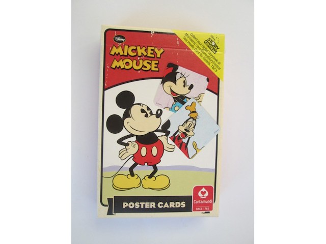 Mickey Mouse Poster Cards