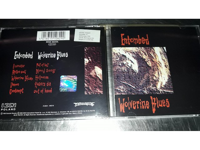 Entombed - Wolverine blues , ORIGINAL (Made in Poland)