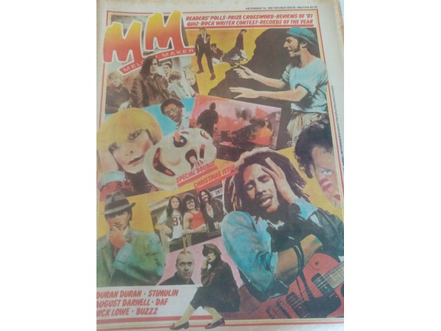 MELODY MAKER ROCK MAGAZIN DVOBROJ 1981.