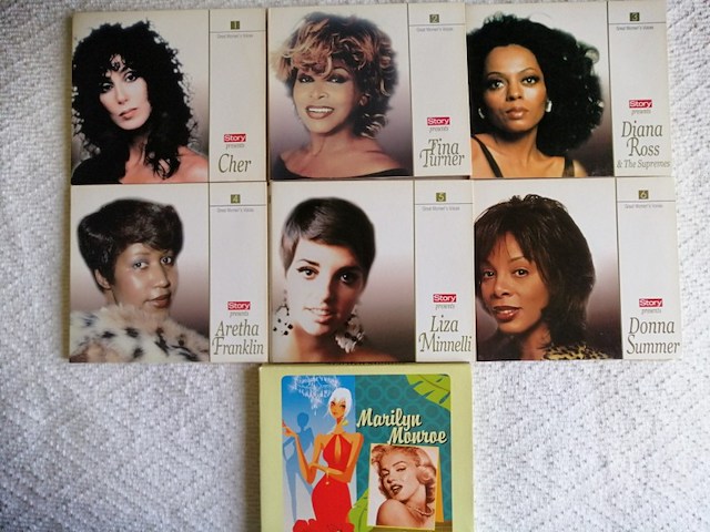 Komplet Great Women*s Voices + Marilyn Monroe CD