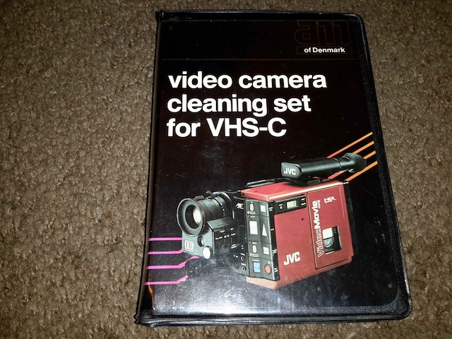 Video camera cleaning set for VHS-C , NOVO !
