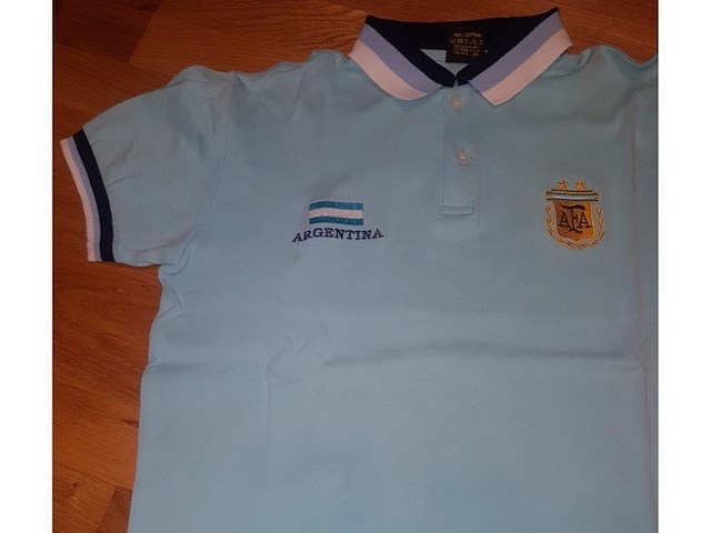 ARGENTINA polo majica sa kragnicom oko 14 god