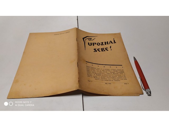 UPOZNAJ SEBE 5 / 1935