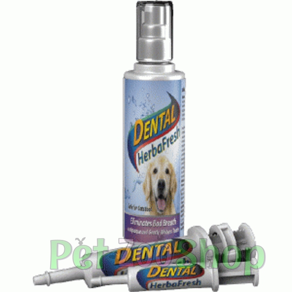 Dental Herba Fresh gel – Protiv neprijatnog zadaha i kamenca – Za pse i mačke