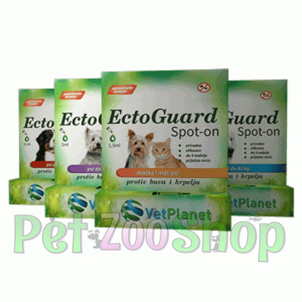 Ecto Guard Spot-on – ampula protiv buva i krpelja, za mačke i male pse